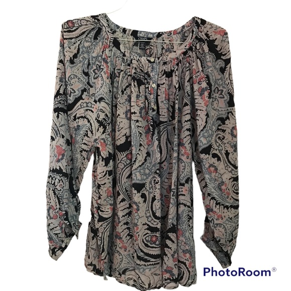 Chaps | Tops | Chaps Womens Blouse Sz X Nwt | Poshmark